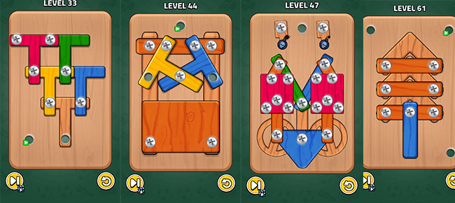 Nuts & Bolts Screw Pin Puzzle – Sell My App