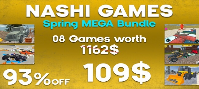 Nashi Games Spring MEGA Bundle Offer: 8 Games worth $1,162 -93% OFF NOW ...
