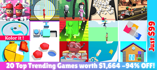 Dollar 96Games Super Bundle: 20 Top Trending Games worth $1,664 -94% ...