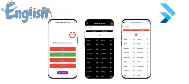 Opposite Words – Flutter Source Code – Android app – Sell My App