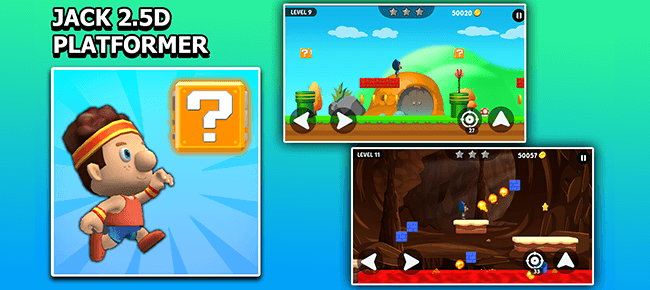 Jack Platformer Game Unity Source Code – Sell My App